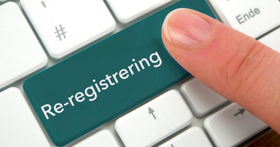 Re-registrering - Sunnfjord kommune